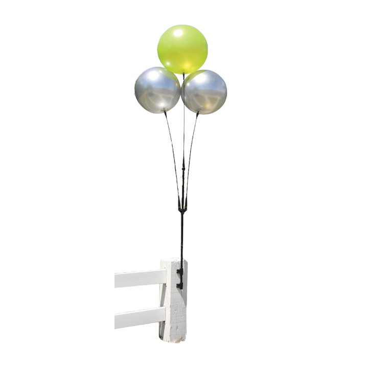 REUSABLE BALLOON, 3 BALLOON FENCE POST KIT – SNYADS Services